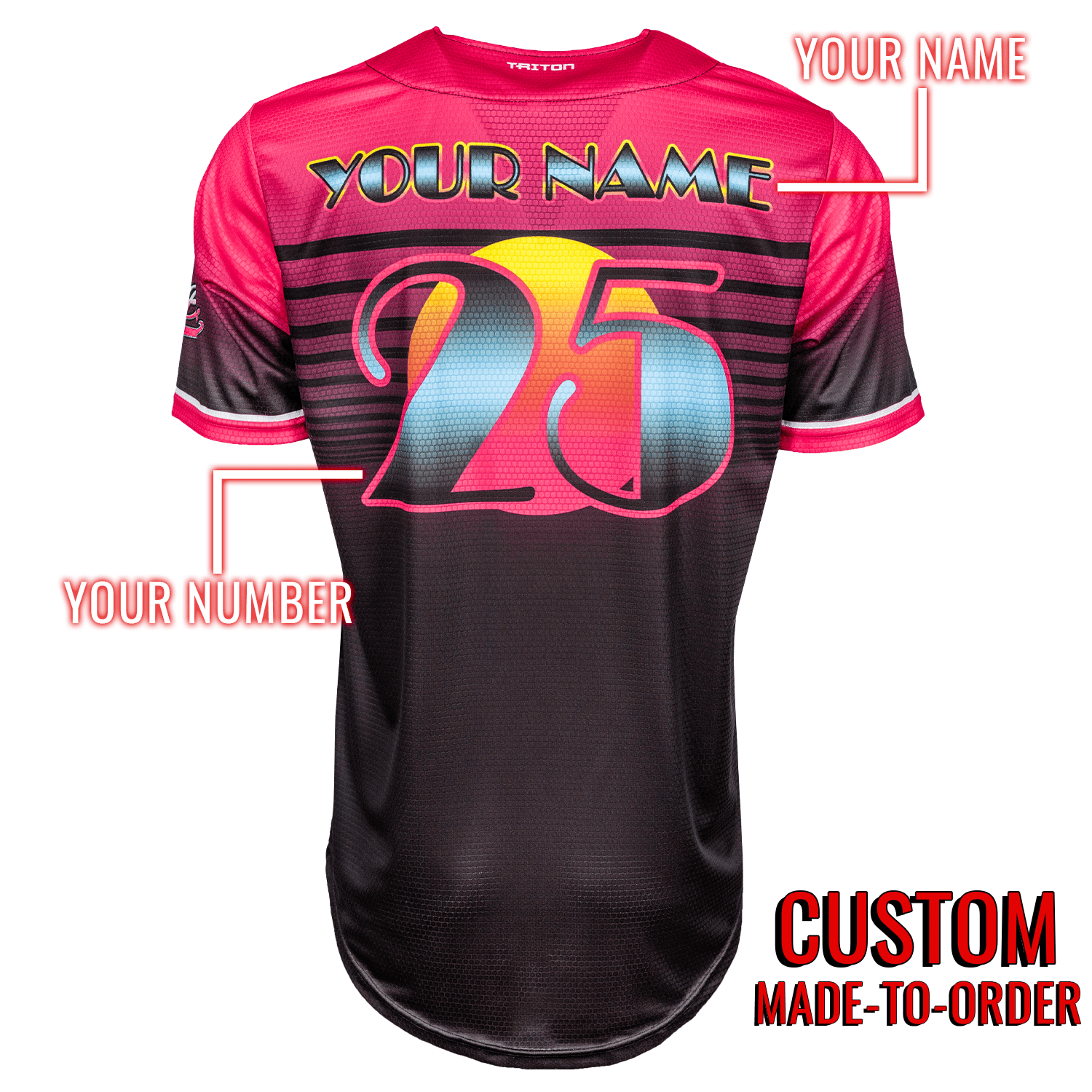Miami Vice Custom Lifestyle Baseball Jersey – Seamhead Swag