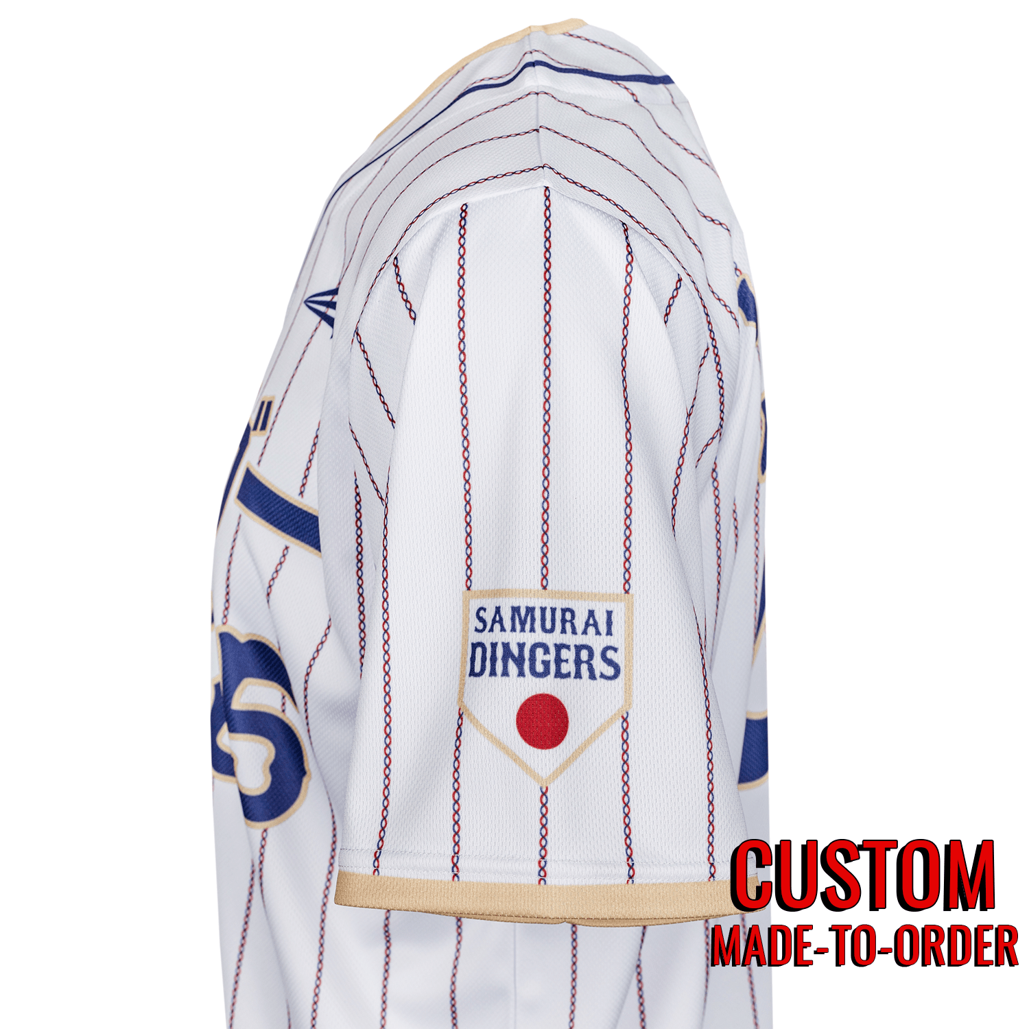 Japan Samurai Dingers Custom Lifestyle Baseball Jersey – Seamhead Swag