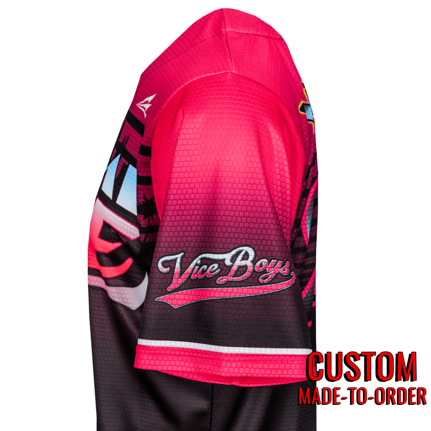 Miami Vice Custom Lifestyle Baseball Jersey – Seamhead Swag