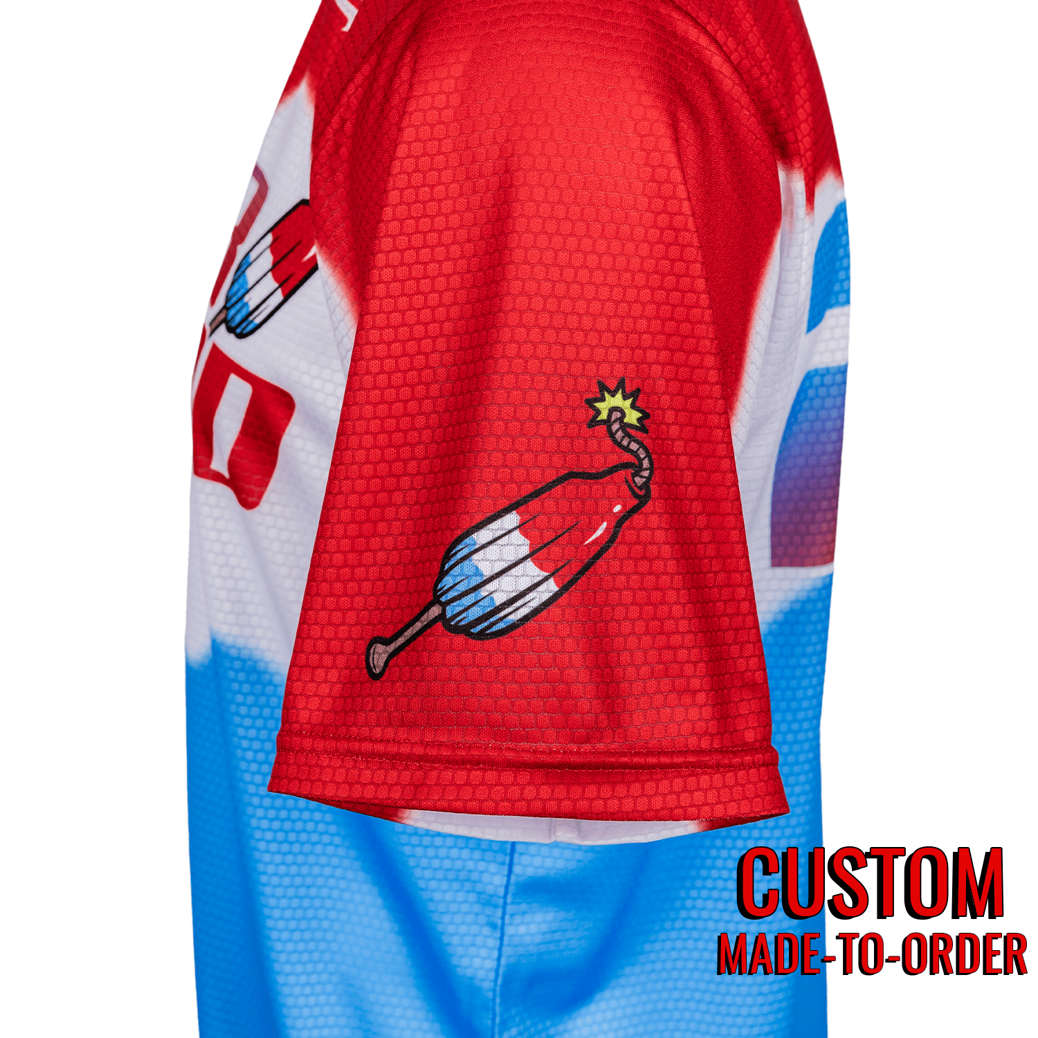 Bomb Squad Bomb Pop Baseball Jersey - Free Customization – Seamhead Swag
